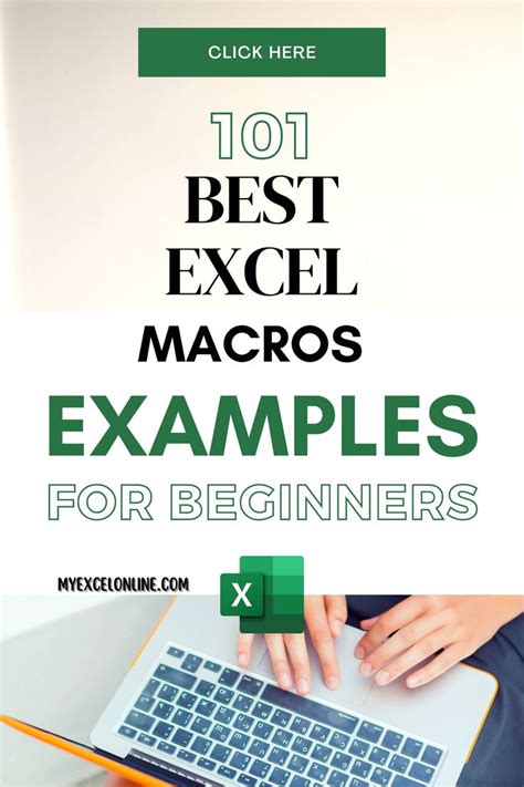 101 Excel Macros Examples Myexcelonline Microsoft Excel Tutorial Microsoft Excel Formulas
