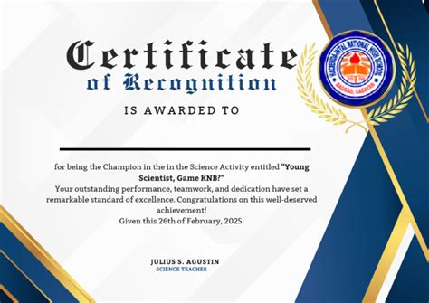 Certiicate For Winners Pdf