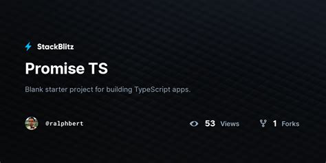 Promise Ts Stackblitz