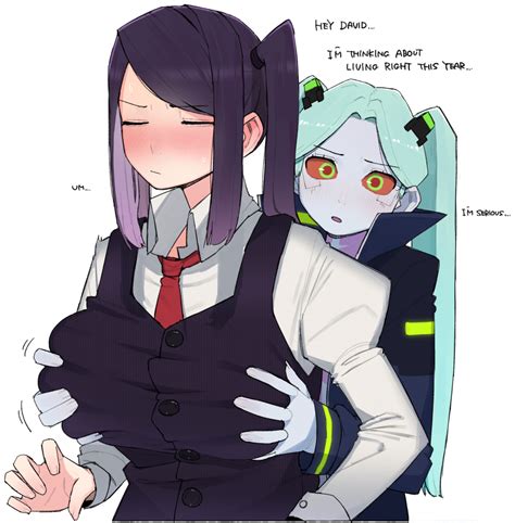 Rule 34 2girls Big Breasts Blush Cd Projekt Red Closed Eyes Clothing Cyberpunk Edgerunners