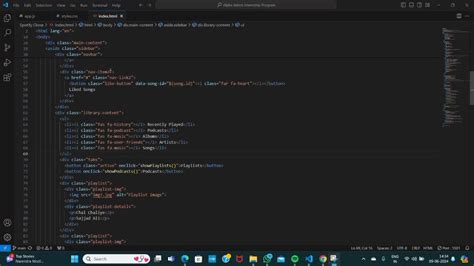 Manish Kumar On Linkedin Webdev Internlife Html Css Javascript Musicapp Alphaintern