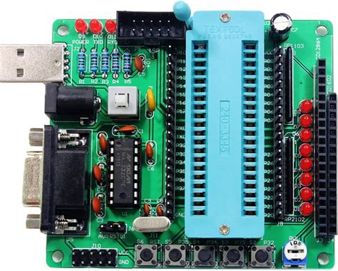diy learning kit for parts 51 avr microcontroller