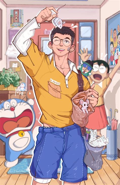Nobita Doraemon Handsome Anime Guys Doremon Cartoon