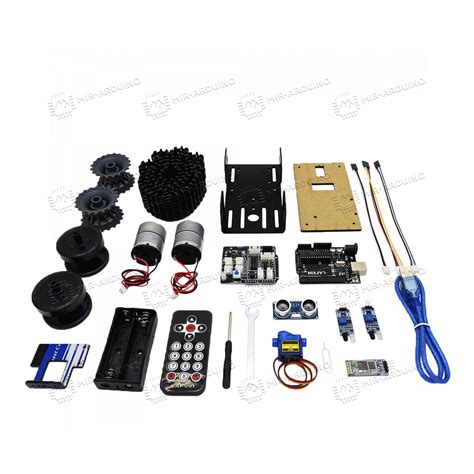 Купить набор для моделирования Ардуино Arduino Tank Robot Lafvin в Москве цена 9710 рублей в