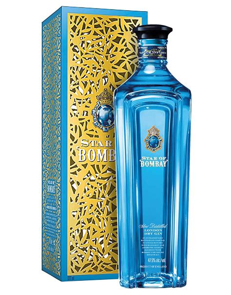 Star Of Bombay London Dry Gin Bombay Sapphire 07 L Avec Caisse