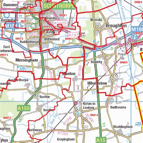 Doncaster Postcode Map Dn Map Logic