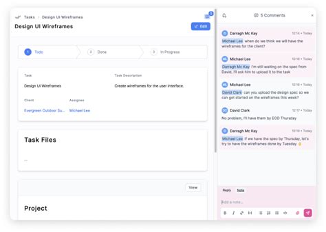 noloco collaborate in context with record comments