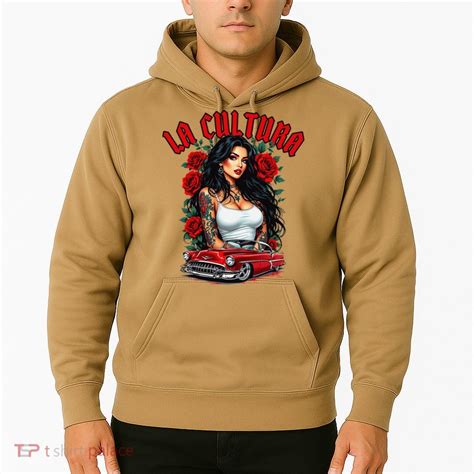 Chola Pin Up Chicano Mexican Latina Car Show Cinco De Mayo Hoodie