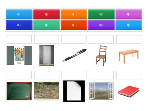 Spelling Class Objects Match Up