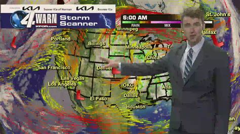Kfor Reporter Steps In For Meteorologist Oklahoma City
