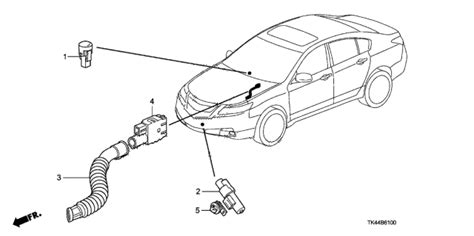 A C Sensor 2010 Acura Tl 4 Door Tech 18wheel Ka 5at