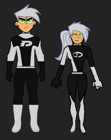 Teenage Danny Phantom And Dani Phantom By Striderphantom On Deviantart