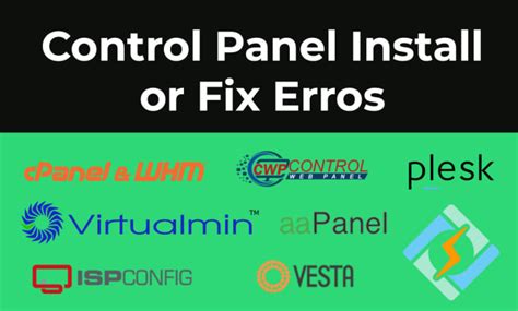 install cpanel plesk directadmin virtualmin centoswebpanel or