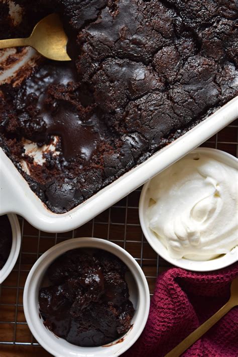 Chocolate Self Saucing Pudding Julias Cuisine