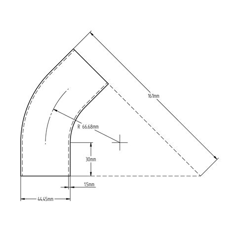 445 X 15 45° Uni A554 Ultibend Industries
