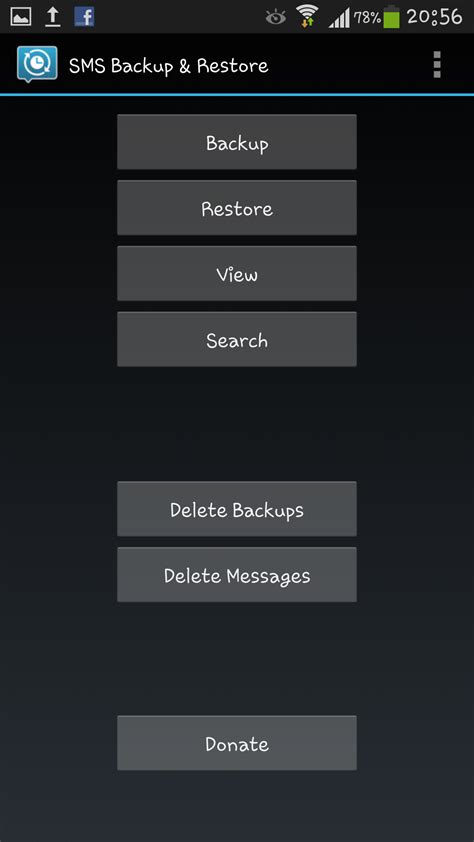 Backup And Restore Messages Android Smartphone And Tablet