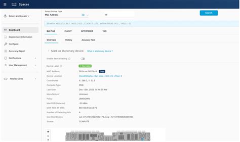 Cisco Spaces Detect And Locate Configuration Guide Client History