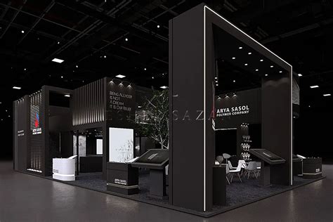 غرفه نمایشگاهی آریاساسول طراحی و ساخت غرفه خاص