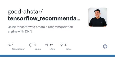 Github Goodrahstartensorflowrecommendationengine Using Tensorflow