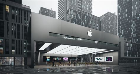 场景列车Vol 255丨不存在的Apple Store 包正辰 场景列车 D5渲染器