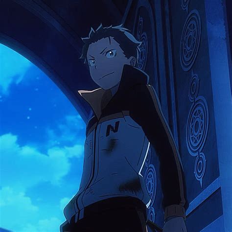 Subaru Natsuki Coole Kunst Schwarzer Stil Matchs