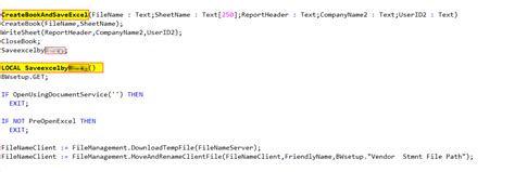 Ms Dynamics 365 Business Central How To Save Excel File In Ms Dynamics Nav From Excel Buffer