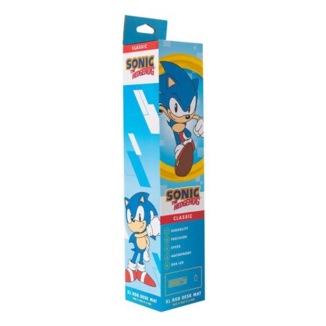Sonic Xxl Mouse Pad With Led Lights Toybox