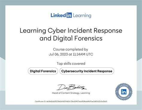 Sampath Palliyaguruge On Linkedin Complete Cyber Incident Response And
