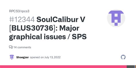 Soulcalibur V Blus30736 Major Graphical Issues Sps · Issue 12344
