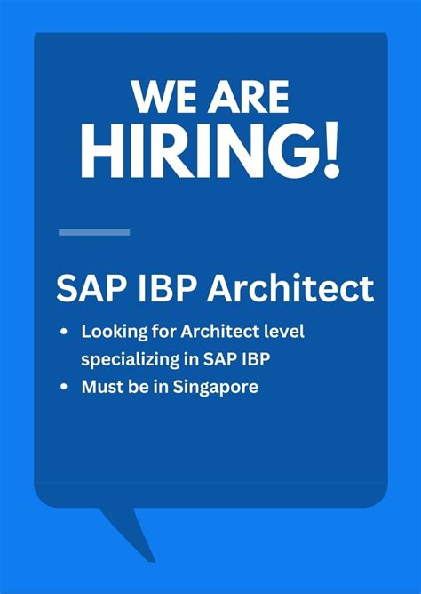 ariston services on linkedin urgenthiring saparchitect sapibp singaporejobs