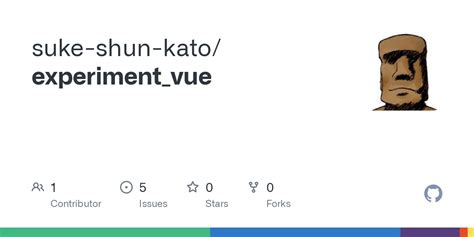 GitHub Suke Shun Kato Experiment Vue