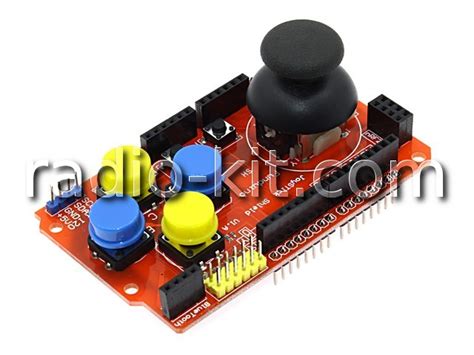 Джойстик с кнопками для Ардуино Joystick Shield Модуль