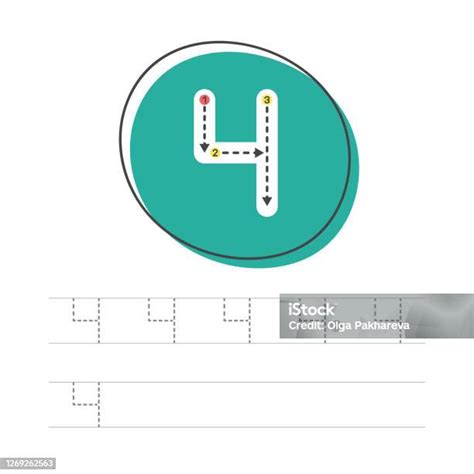 숫자를 작성하는 법을 배움 아이들의 발달과 교육을위한 운동의 집합에서 실용적인 시트 숫자 철자를 입력합니다 벡터 그림입니다 0명에 대한 스톡 벡터 아트 및 기타 이미지