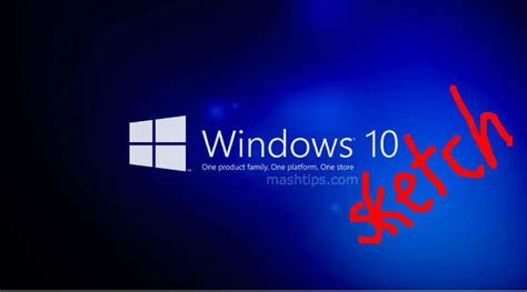 Windows Screen Sketch A New Way To Take Screenshots Using Windows Ink Work Space Mashtips