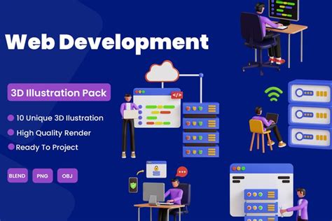 Web Development 3d Illustration 4213545