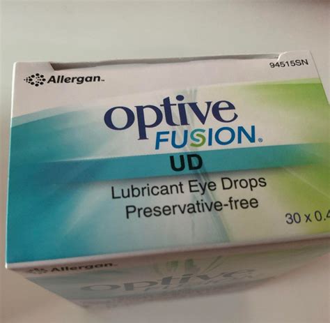 Optive Fusion Ud Health And Nutrition Medical Supplies And Tools On Carousell