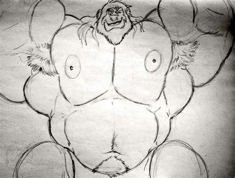 Rule 34 Anthro Armpit Hair Armpits Beard Big Muscles Big Pecs Body
