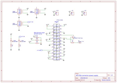Atx Psu Connector Platform For Creating And Sharing Projects Oshwlab