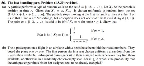 56 The Lost Boarding Pass Problem 1839