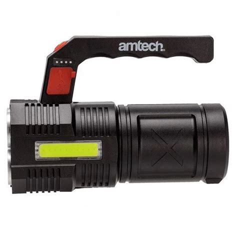 Amtech 10w Usb Rechargeable Portable Torch S8176