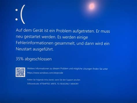 Blue Screen Attemptedwritetoreadonlymemory Rwindows10
