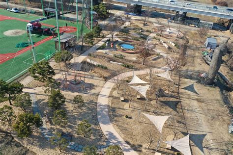 생활밀착형 숲 생활권역 실외정원 조성공사 양평 강상파크골프장 주 랜드아우라