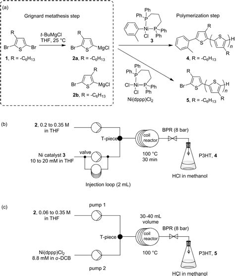 Controlled Synthesis Of Poly 3 Hexylthiophene In Continuous Flow