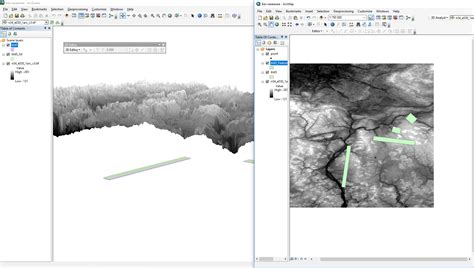 Arcgis Desktop Why Polygons Is Displaying Under Dem Geographic Information Systems Stack