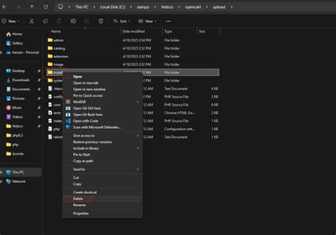 How To Install Opencart Using Xampp On Localhost