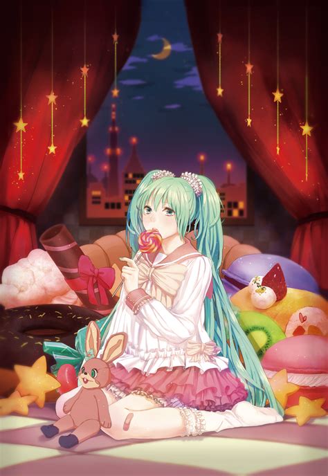 Hatsune Miku And Hatsune Miku Vocaloid And 1 More Drawn By Wokara Danbooru