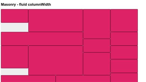 Masonry Fluid Columnwidth