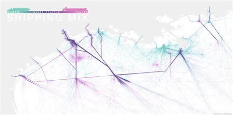 Global Shipping Visualization Behance