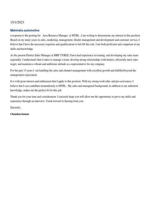 Cover Letter Pdf Mtbl Pdf