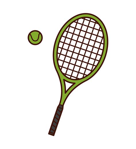 테니스 라켓의 일러스트 무료 일러스트 소재집 Kukukeke